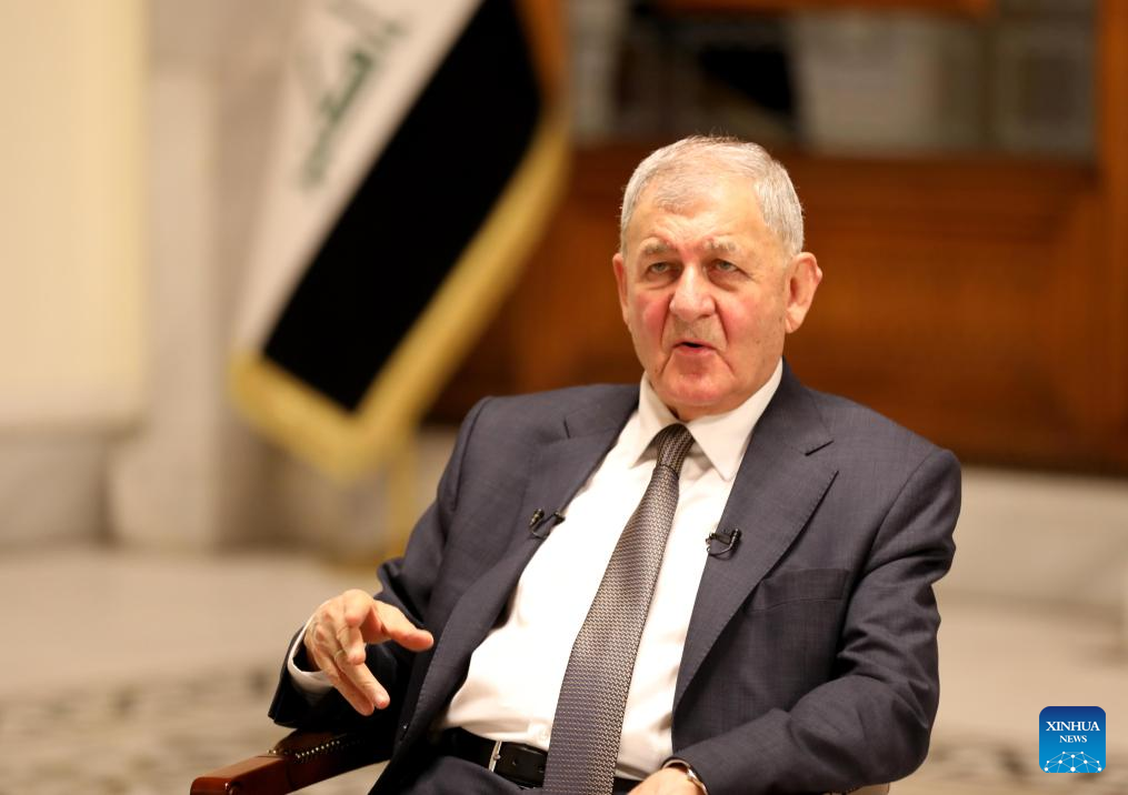 Interview: Iraqi president commends China's role in rebuilding Iraq on ...