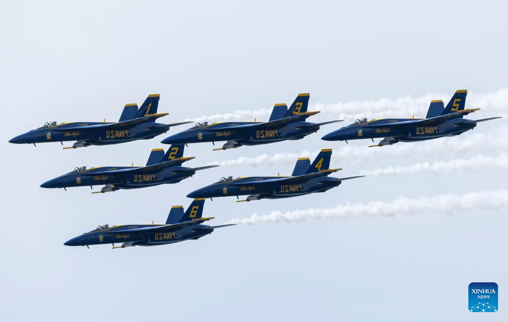 2023 Canadian Int'l Air Show held in Toronto-Xinhua