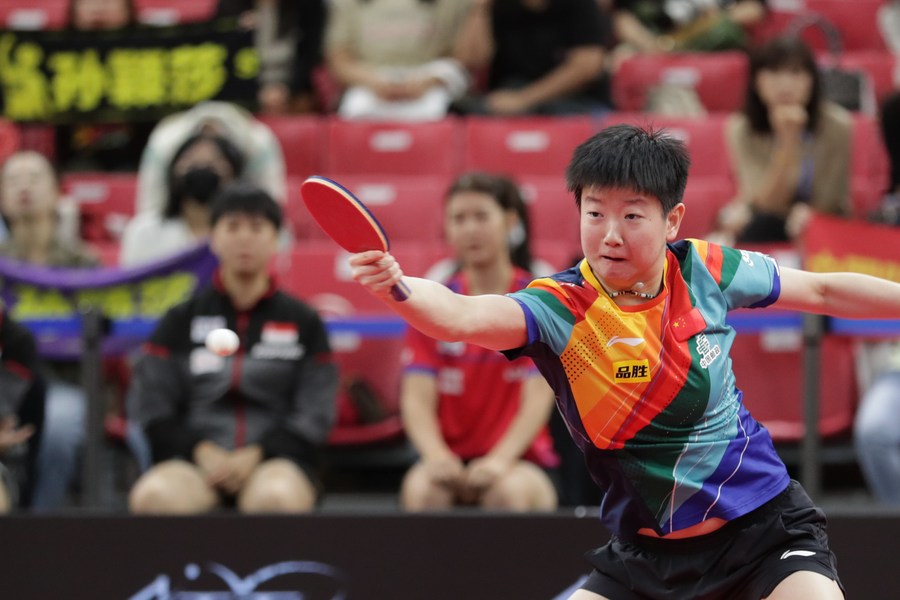 China into men's, women's team semifinals at Asian Table Tennis ...
