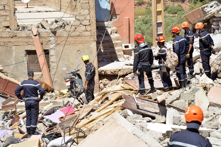 InPics: The aftermath of the earthquake in Morocco-Xinhua