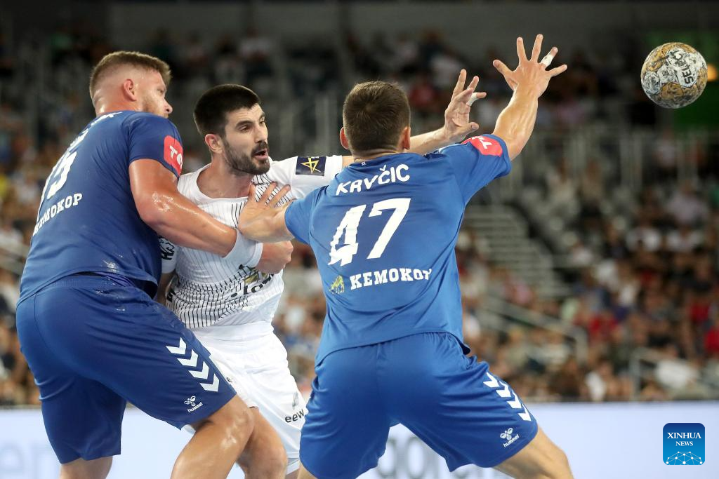 EHF Champions League match: RK Zagreb vs. THW Kiel-Xinhua