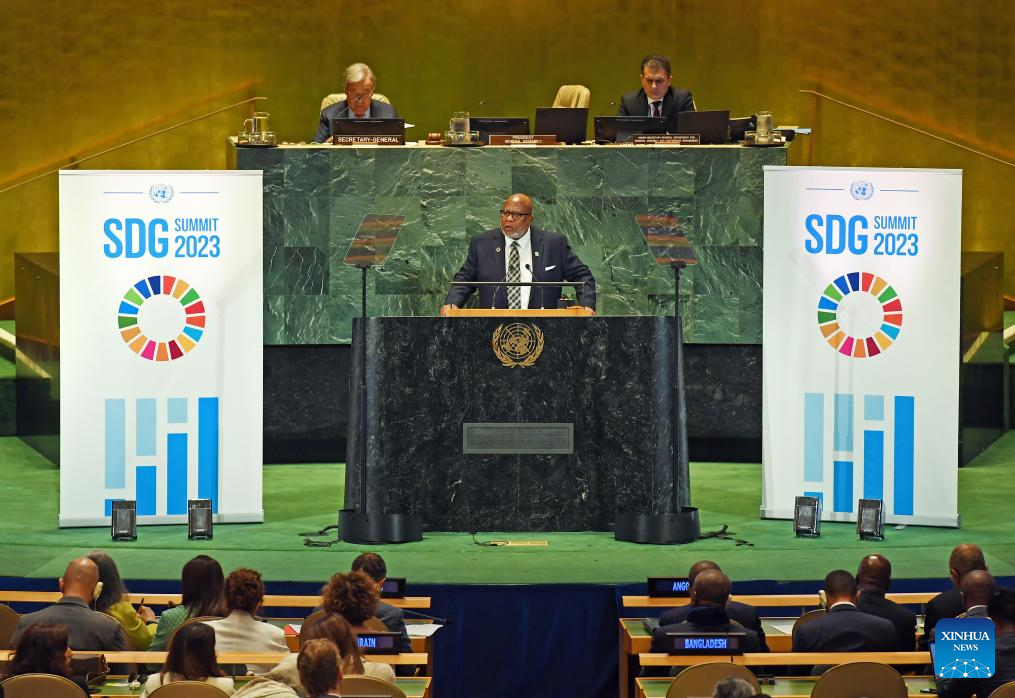 UN General Assembly president calls for renewed commitment to SDGs-Xinhua