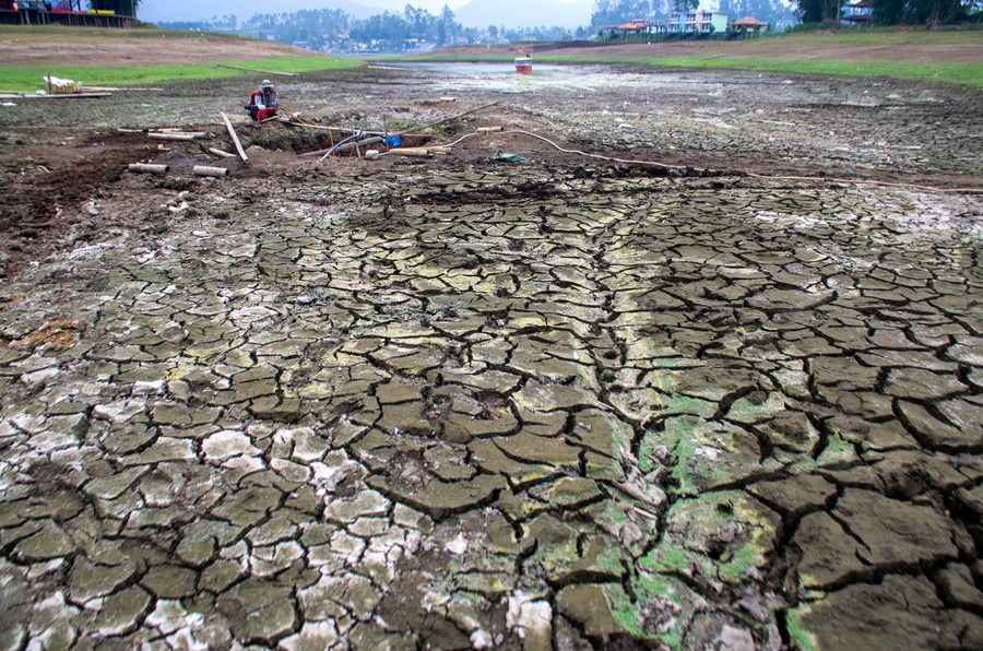 Asia Album: Drought hits Indonesia's central, west Java provinces-Xinhua