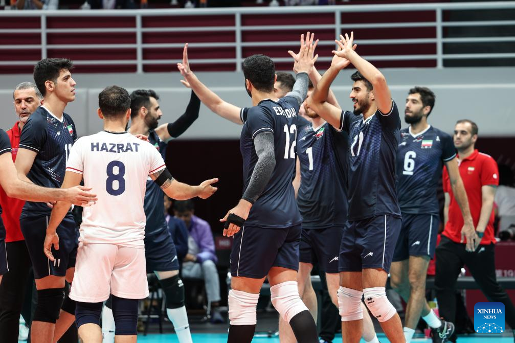 Iran sweeps Qatar, sets up final clash with China in Hangzhou Asiad men ...