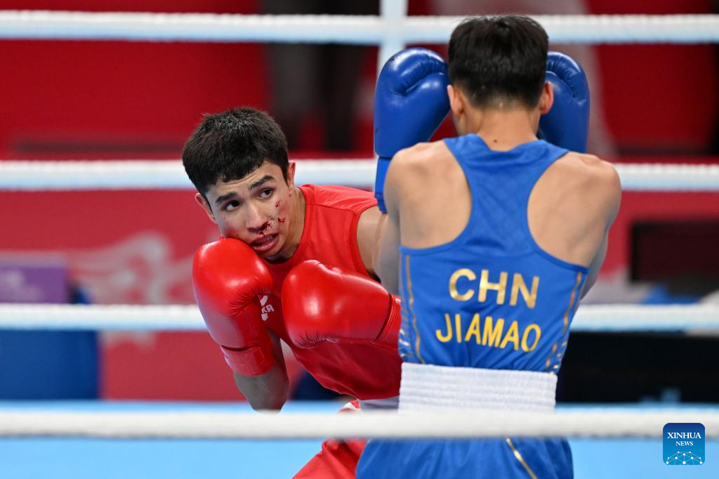 19th Asian Games: Boxing Men's 46-51kg Preliminaries round of 32-Xinhua