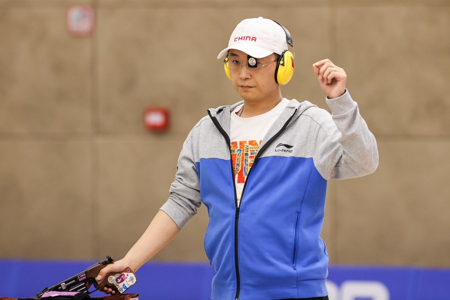 China grabs two golds in men's 25m rapid fire pistol with team world ...
