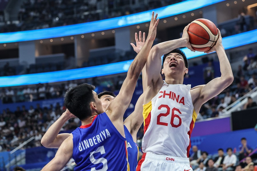 China cruises past Mongolia on Asiad men's basketball opening day-Xinhua