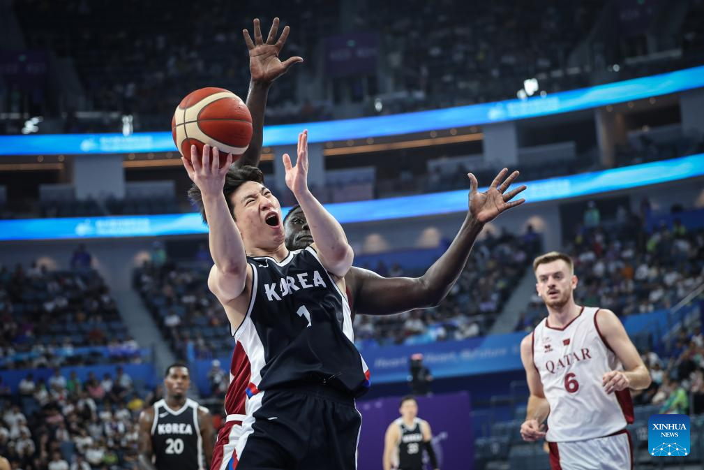 19th Asian Games: Men's Preliminary Round matches of Basketball-Xinhua