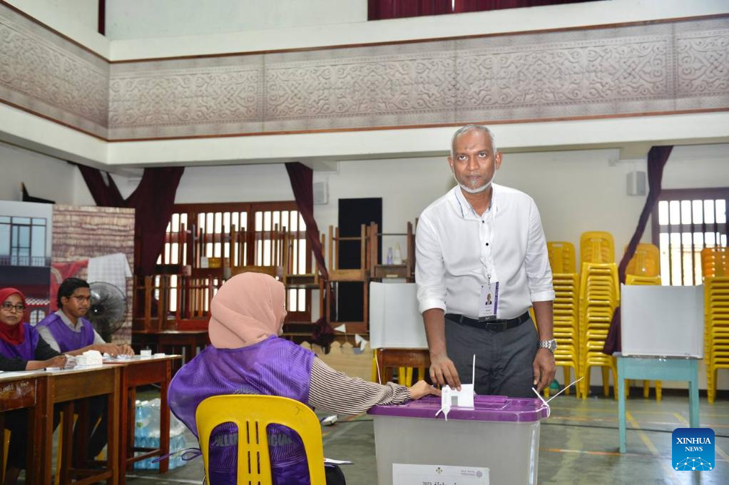 Mohamed Muizzu wins presidential election in Maldives: local media-Xinhua