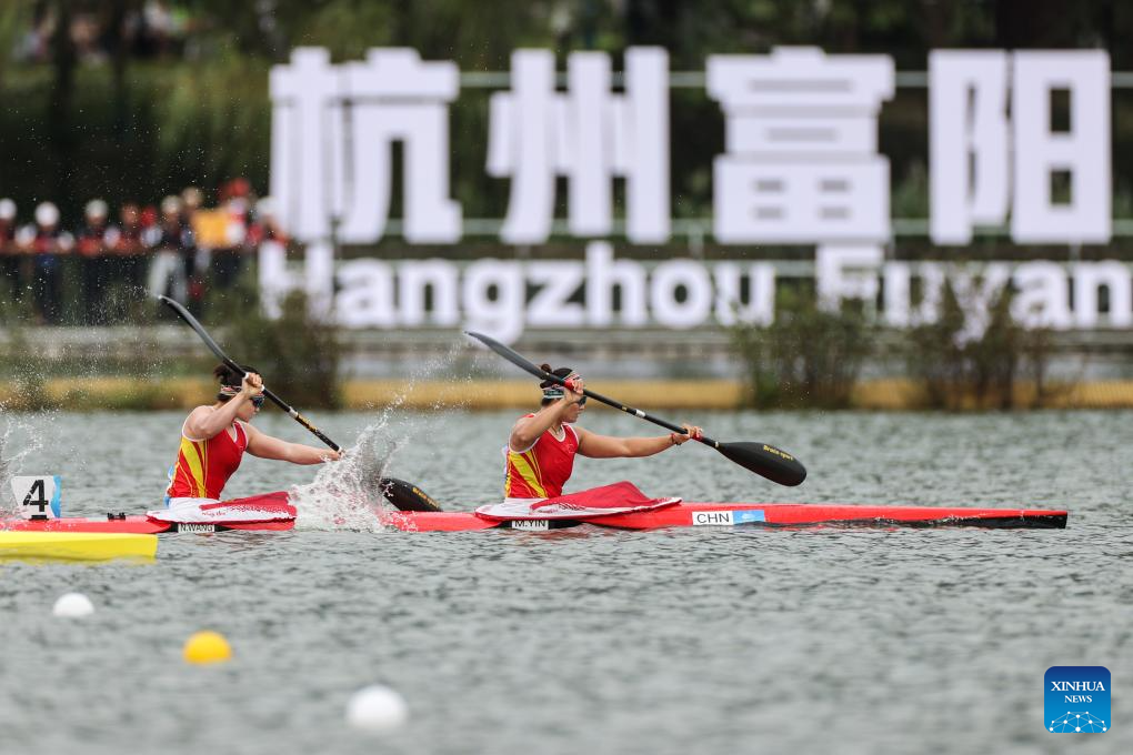 Highlights of Canoe Sprint events at 19th Asian Games-Xinhua