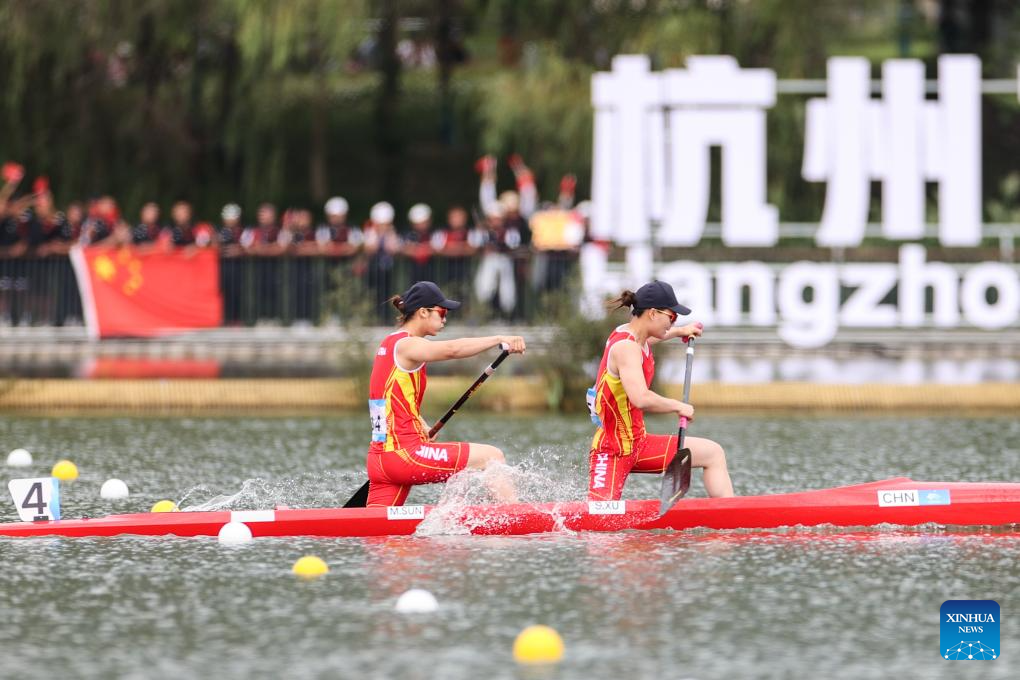 Highlights of Canoe Sprint events at 19th Asian Games-Xinhua