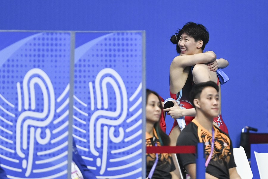 China continues to dominate in diving at Hangzhou Asiad-Xinhua
