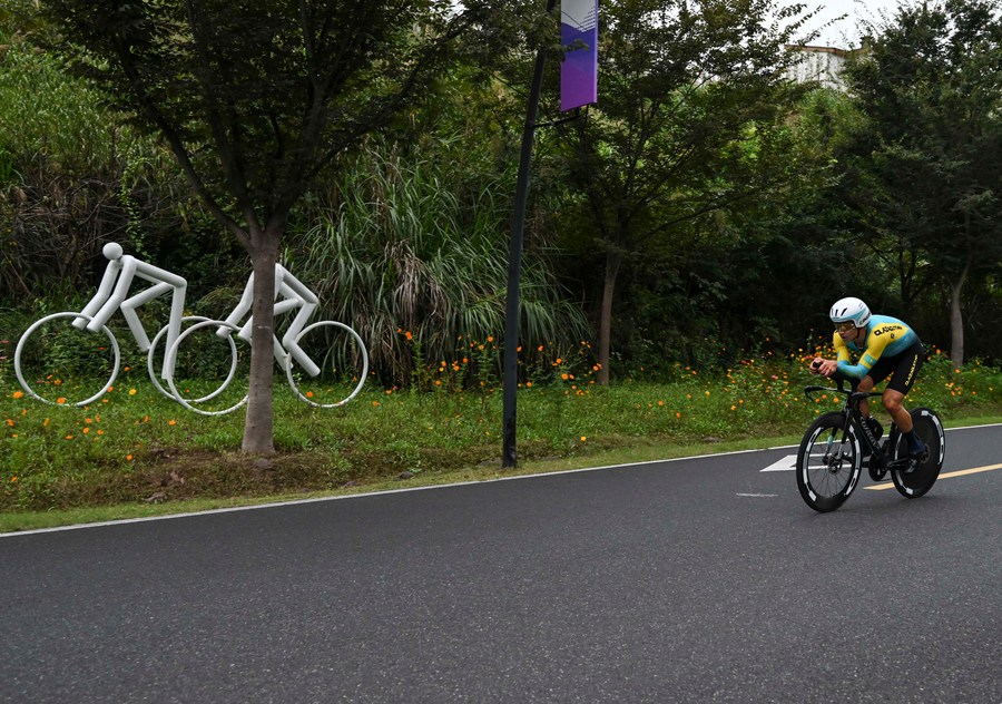 Kazakhstan's Lutsenko claims 3rd consecutive Asiad crown in road ...