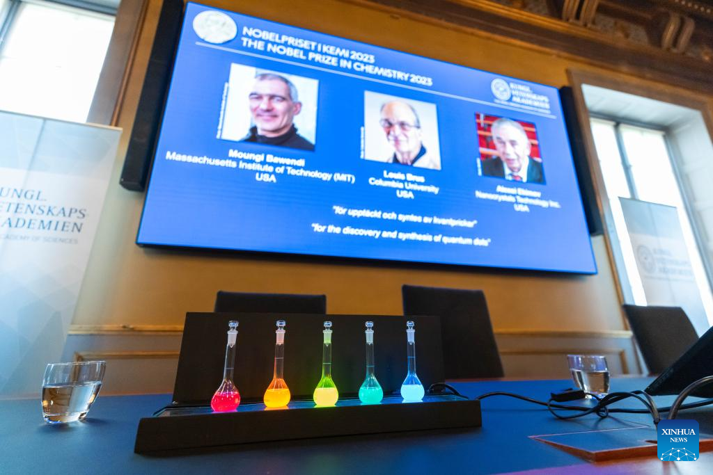 3 scientists share 2023 Nobel Prize in Chemistry-Xinhua