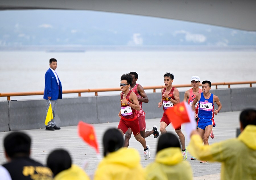 He wins first men's marathon gold for China at Asiad-Xinhua