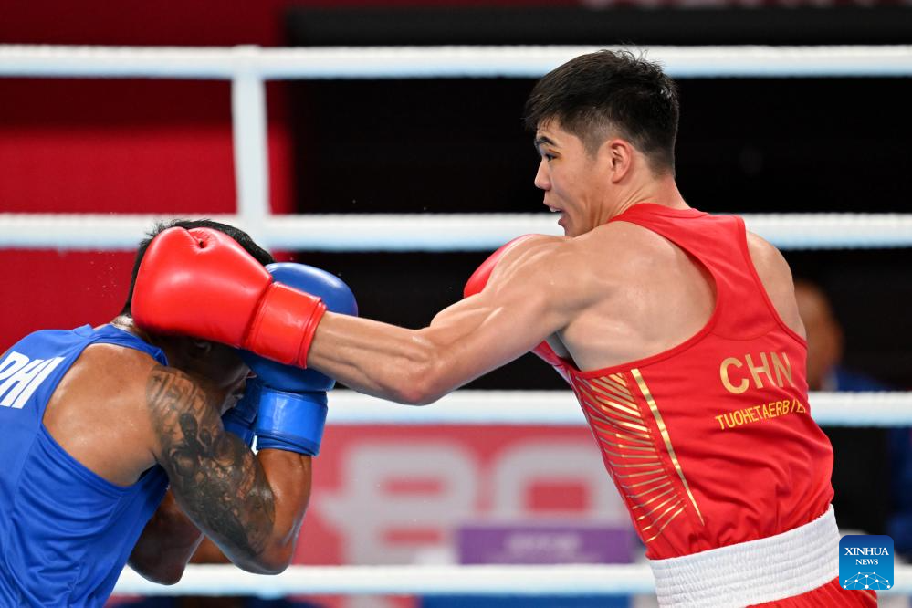 China, Uzbekistan emerge victorious as boxing concludes at Hangzhou ...