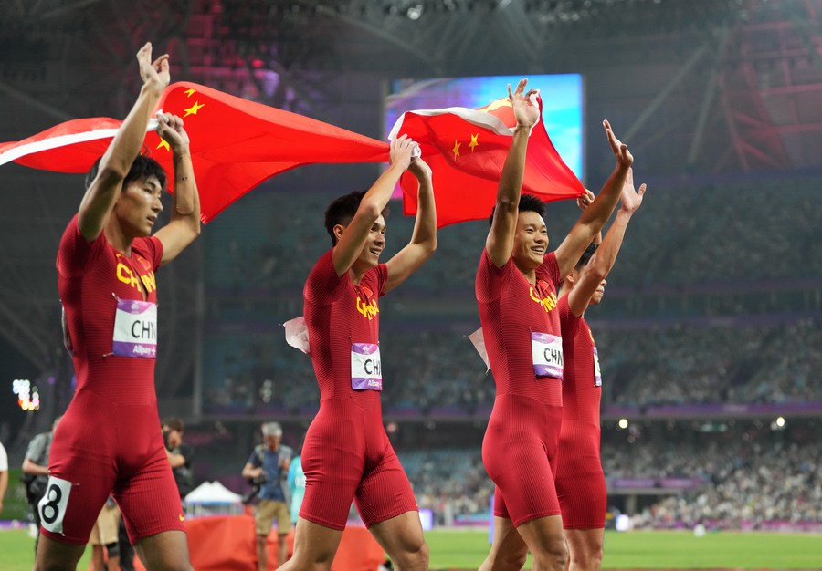 Chinese delegation reaches targets at Hangzhou Asiad: official-Xinhua