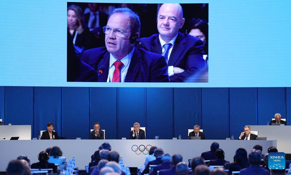 141st International Olympic Committee session held in Mumbai, India-Xinhua