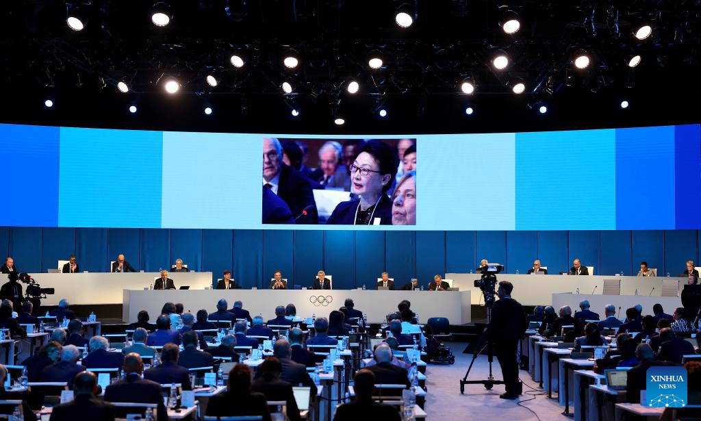 141st International Olympic Committee session held in Mumbai, India-Xinhua