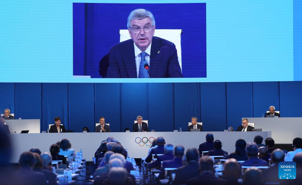 141st International Olympic Committee session held in Mumbai, India-Xinhua