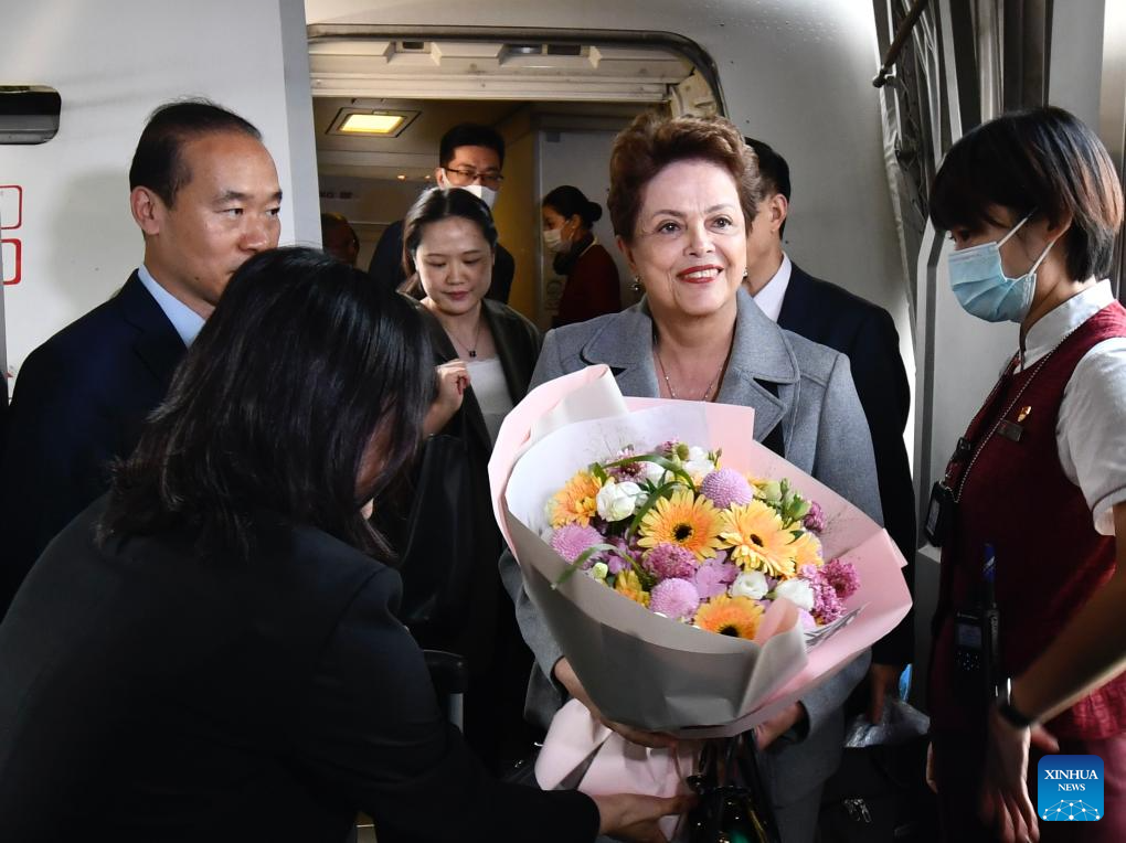 NDB president arrives in Beijing for 3rd Belt and Road Forum for Int'l ...