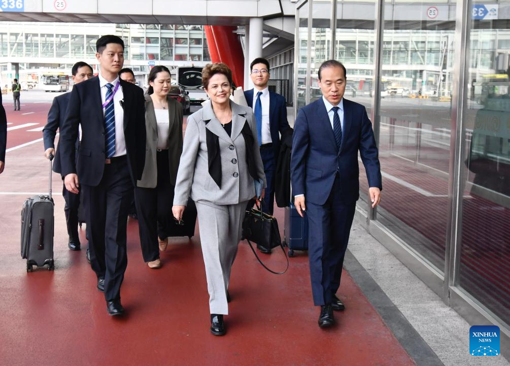 NDB president arrives in Beijing for 3rd Belt and Road Forum for Int'l ...