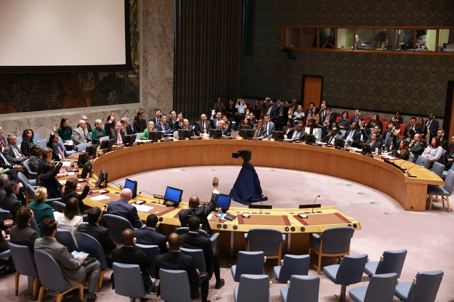 U.S. vetoes UN Security Council resolution on Gaza-Xinhua
