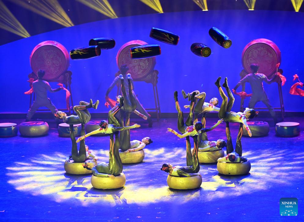 In pics: opening ceremony of 19th China Wuqiao Int'l Circus Festival in ...