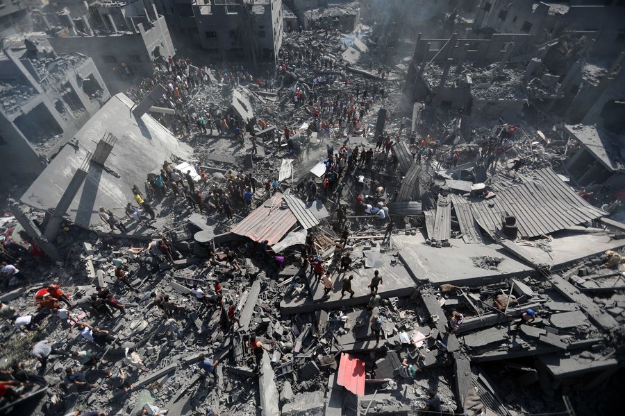 UN chief: Humanitarian system in Gaza facing total collapse-Xinhua