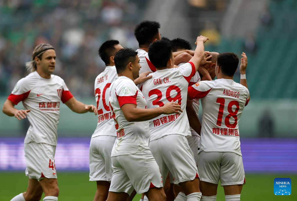 2023 Chinese Super League: Beijing Guoan vs. Chengdu Rongcheng FC-Xinhua