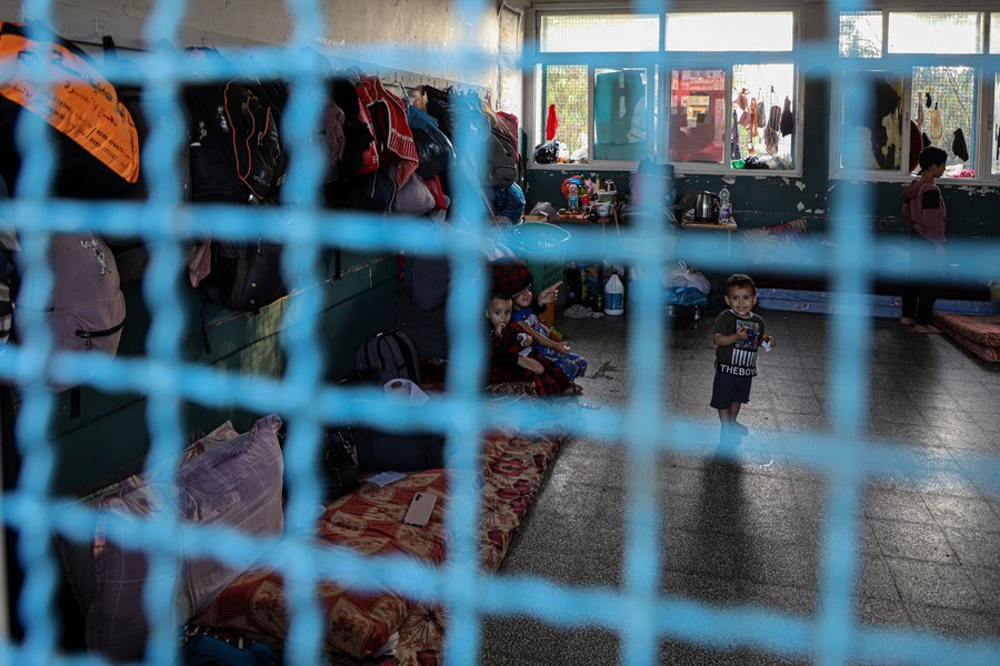 Focus | Shelters in Gaza Strip-Xinhua