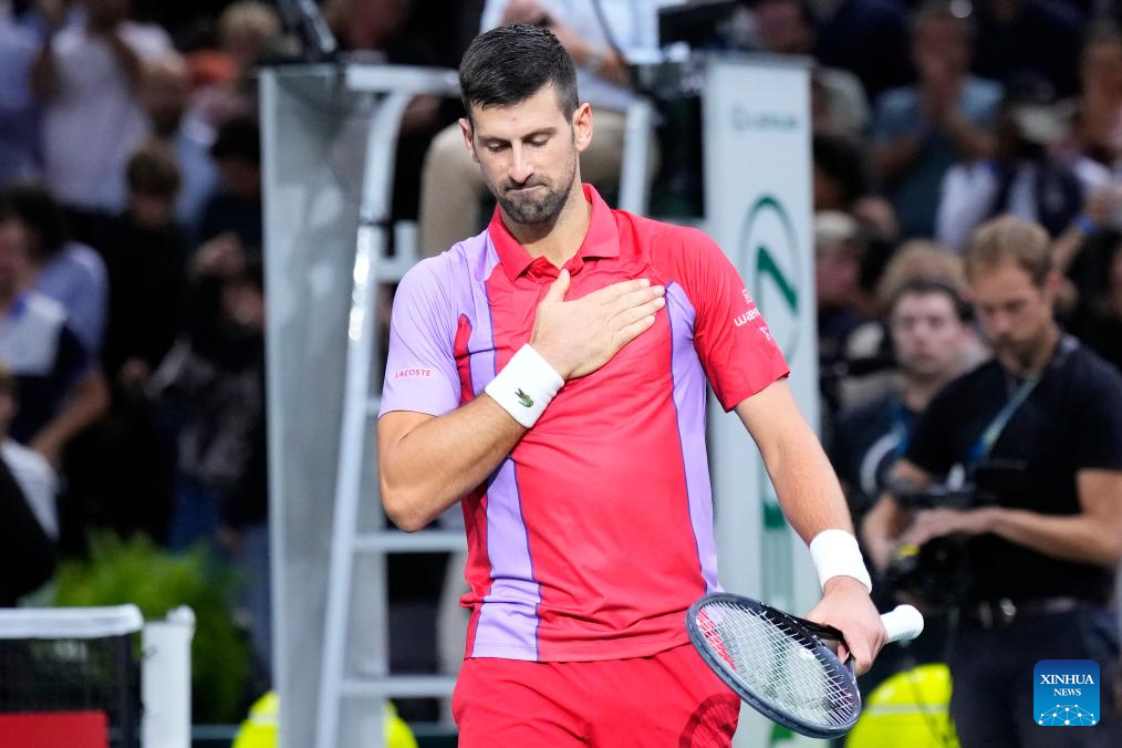 Highlights of Paris ATP Masters 1000 tennis tournament-Xinhua