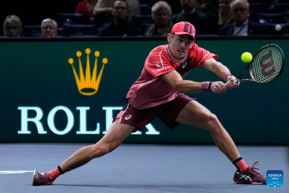 Highlights of Paris ATP Masters 1000 tennis tournament-Xinhua