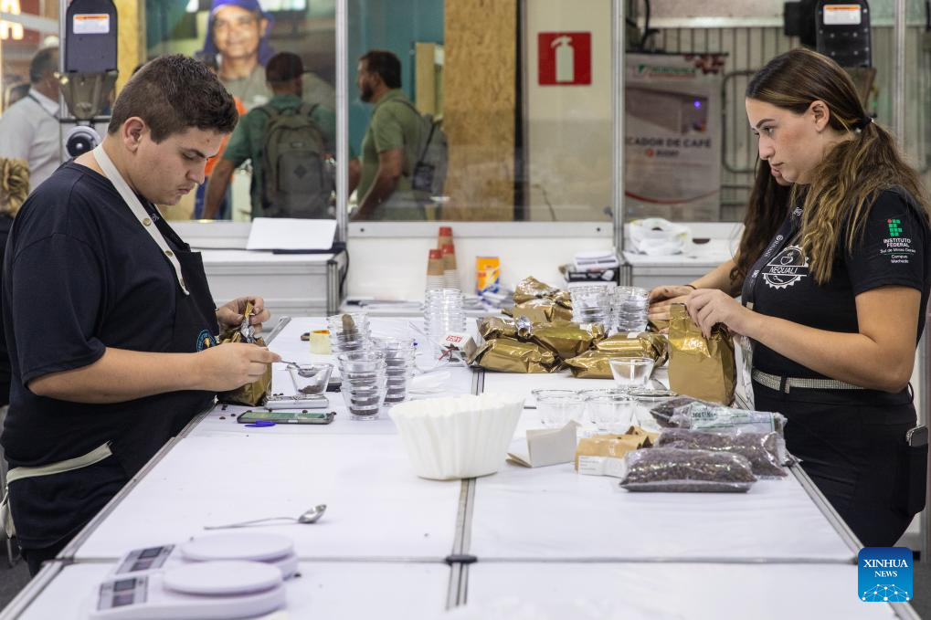 Int'l coffee week 2023 held in Belo Horizonte, Brazil-Xinhua