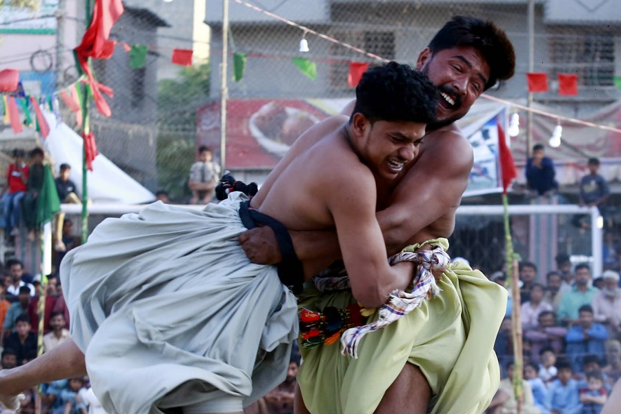 Asia Album: Traditional wrestling in Pakistan-Xinhua