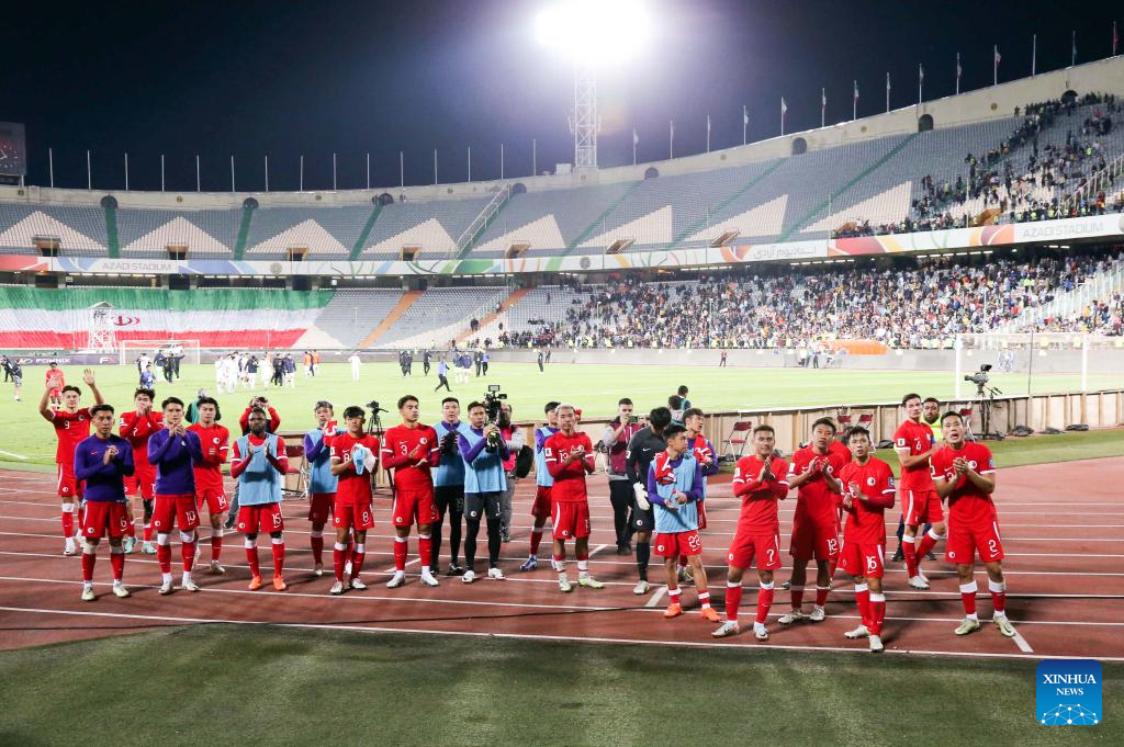 2026 FIFA World Cup qualifier group E match: Chinese Hong Kong vs. Iran ...