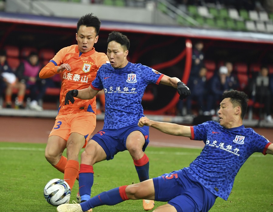 Shanghai Shenhua beats Shandong Taishan to lift 2023 CFA cup -Xinhua