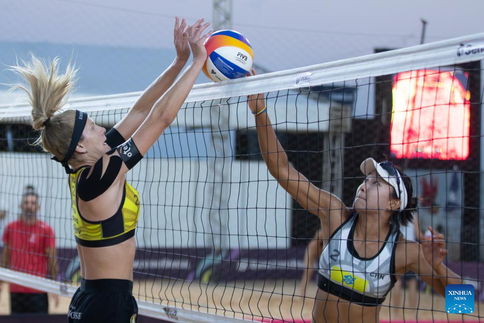 World Beach Volleyball Pro Tour 2023: China vs. France-Xinhua