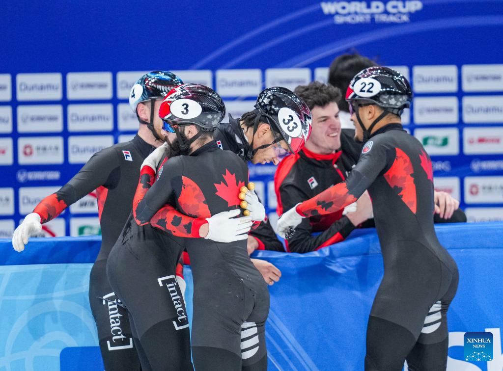 China's Liu wins men's 1,000m gold at ISU Short Track World Cup in ...