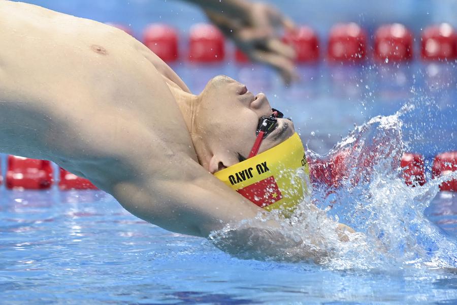 Xu Jiayu, Zhang Yufei win at China's National Swimming Championships-Xinhua