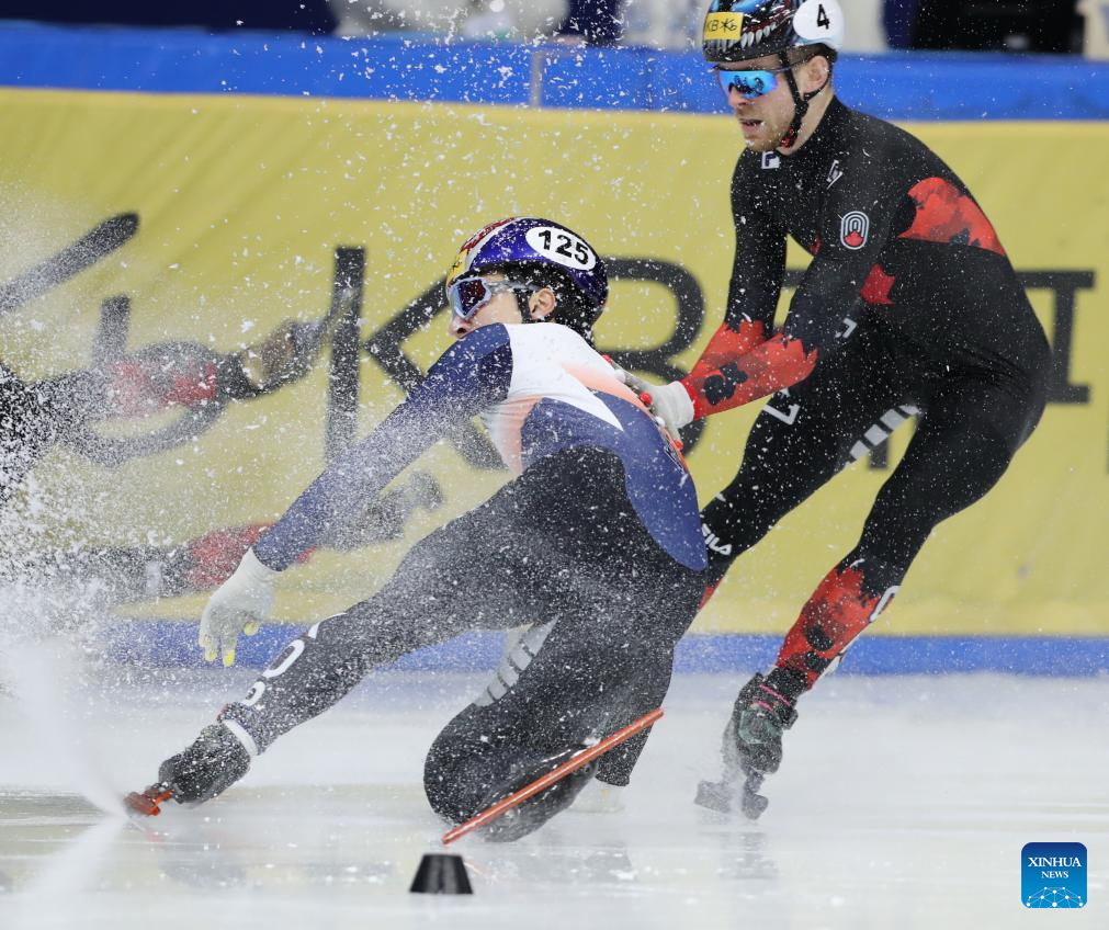 Highlights of ISU World Cup Short Track Speed Skating series -Xinhua