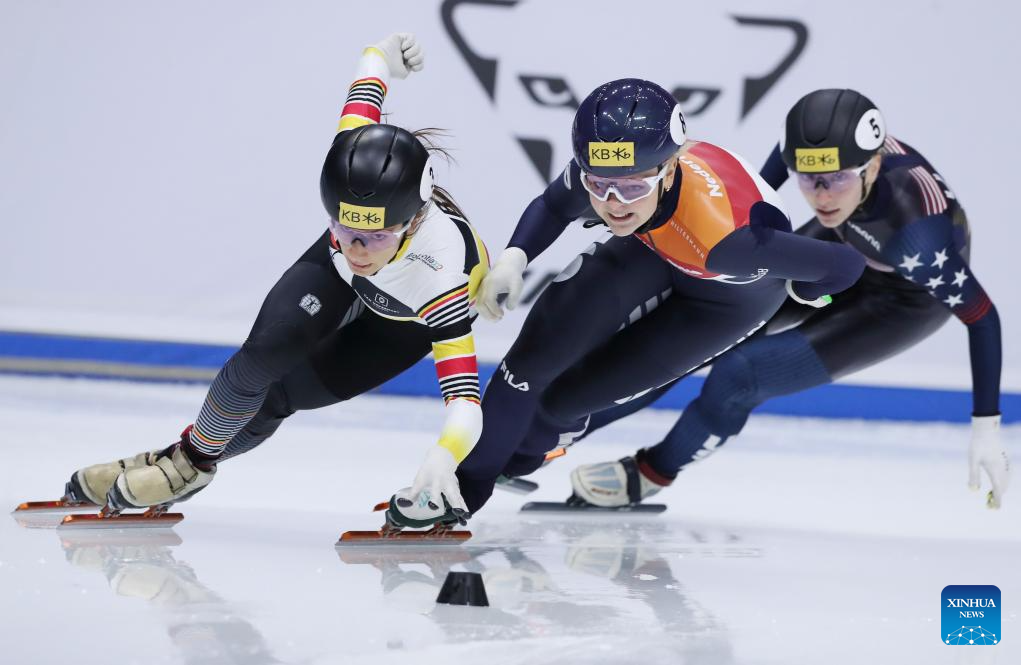 Highlights of ISU World Cup Short Track Speed Skating series -Xinhua
