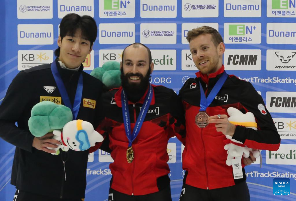 Highlights of ISU World Cup Short Track Speed Skating series -Xinhua