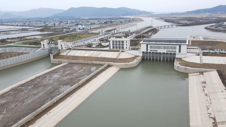 InPics: A section of mega water diversion project starts trial ...