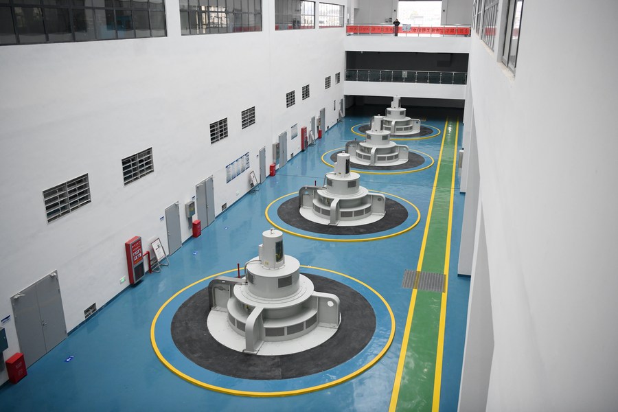 InPics: A section of mega water diversion project starts trial ...