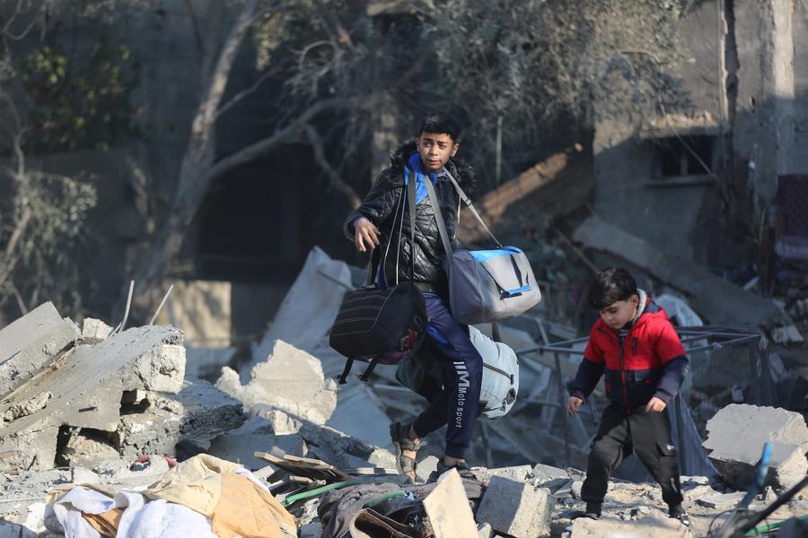 Palestinians in Gaza hope to return to normal life in new year-Xinhua