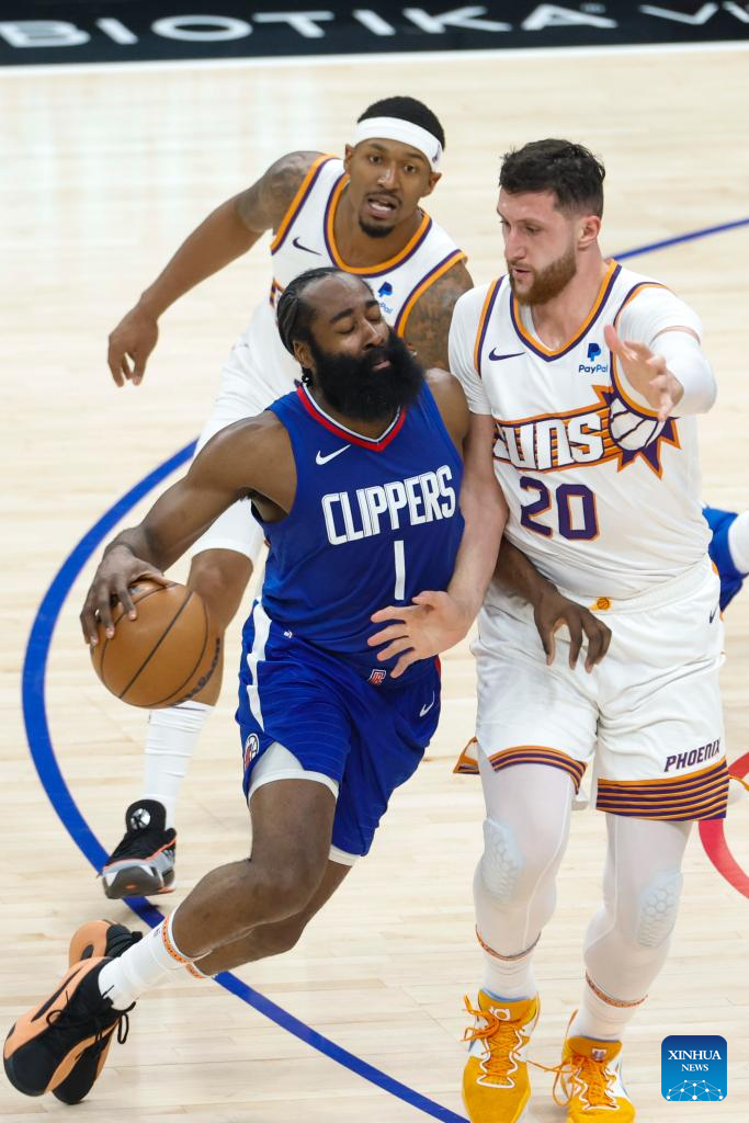 NBA: Los Angeles Clippers vs. Phoenix Suns-Xinhua