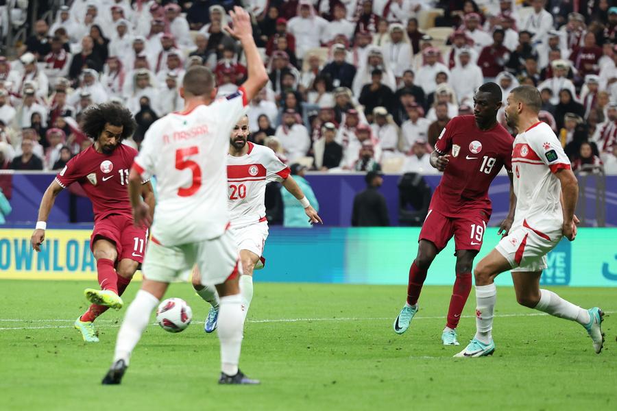 Afif fires Qatar to win over Lebanon in AFC Asian Cup opener-Xinhua