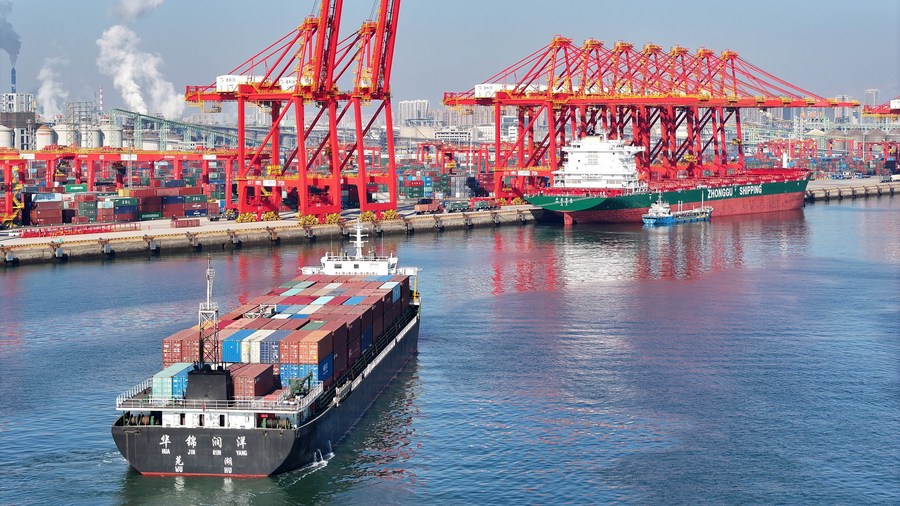 China's weekly export container shipping index up-Xinhua