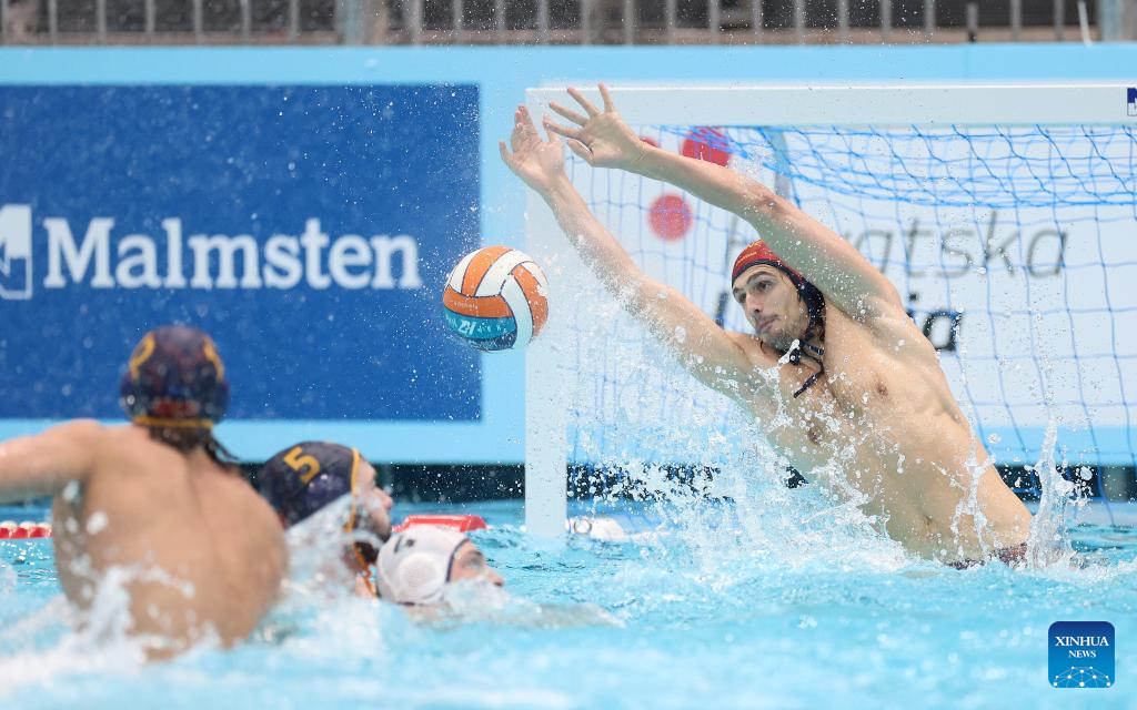 In pics: Men's European Water Polo Championship-Xinhua